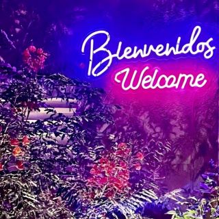 Custom Neon® Welcome Signs Ideas for Weddings Home Business & Parties